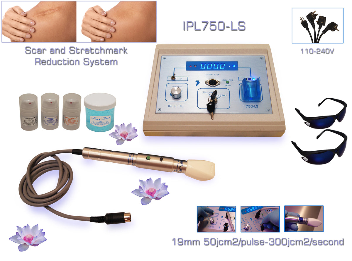 IPL750 Scar & Stretch Mark Reduction Treatment Intense Pulsed Light Ma ...