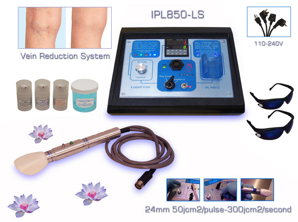 IPL850 Vascular and Spider Vein System, 630-750nm with Treatment Machi ...