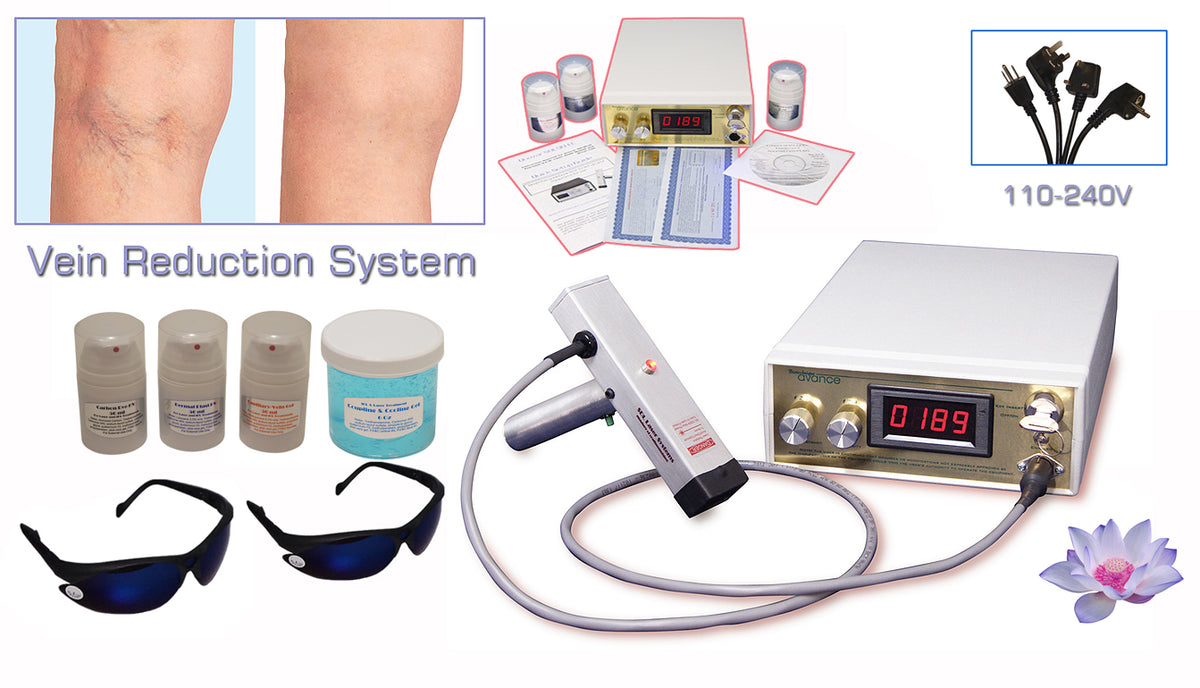Spider & varicose vein treatment removal machine legs face nose LED IP ...